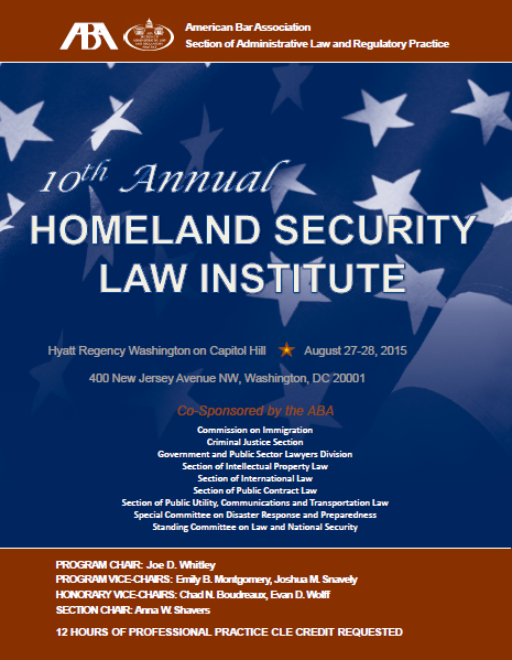 National Security Law Journal joins ABA as official sponsor of the 10th ...